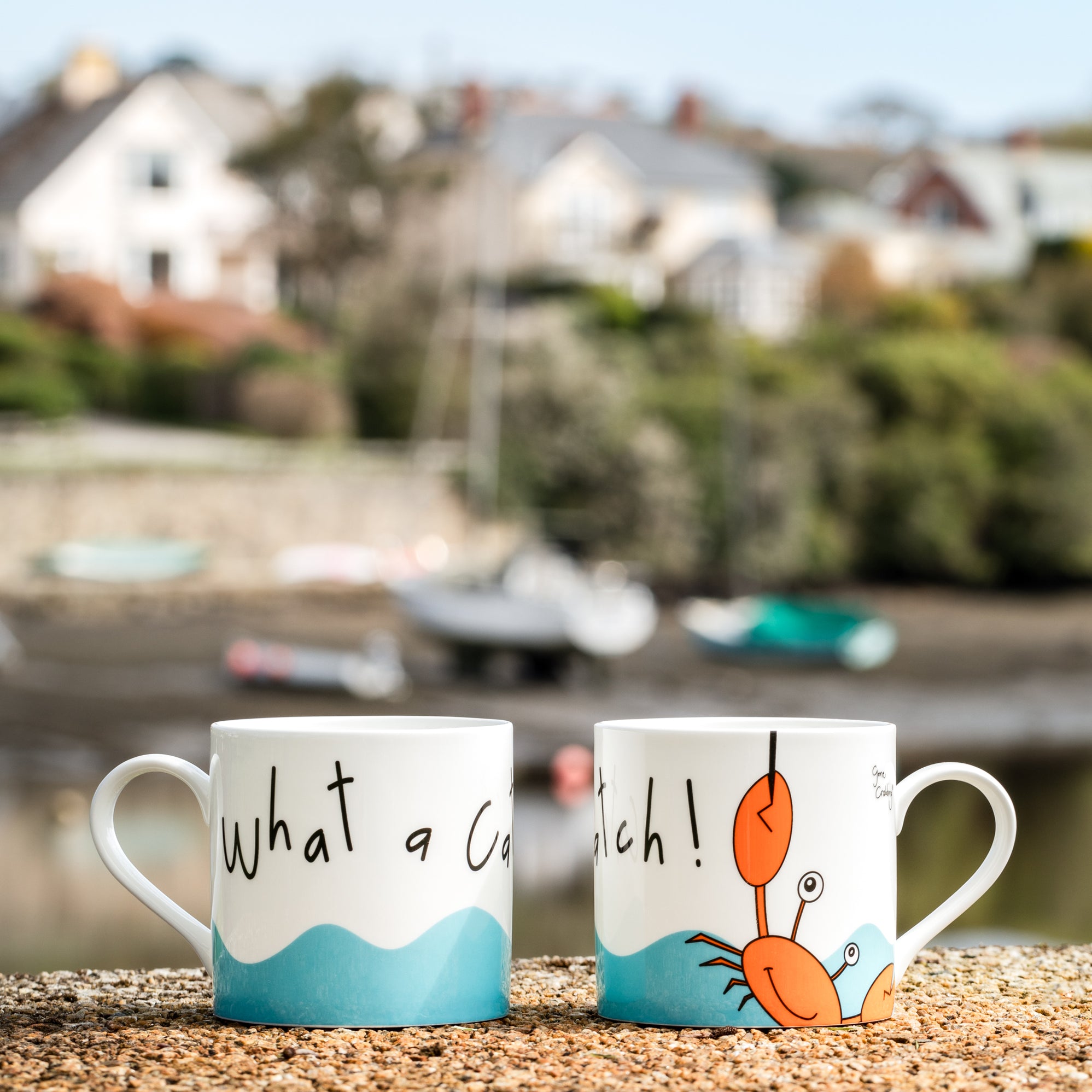 What a Catch Large Mug – Gone Crabbing