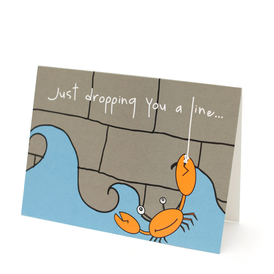 Dropping You A Line Card | Seaside Inspired Cards | Stationery | Gone ...