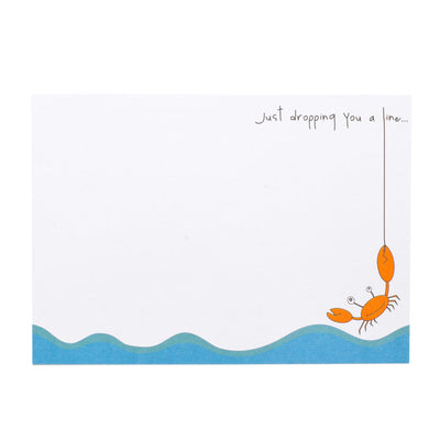 Drop you a line Postcard – Gone Crabbing